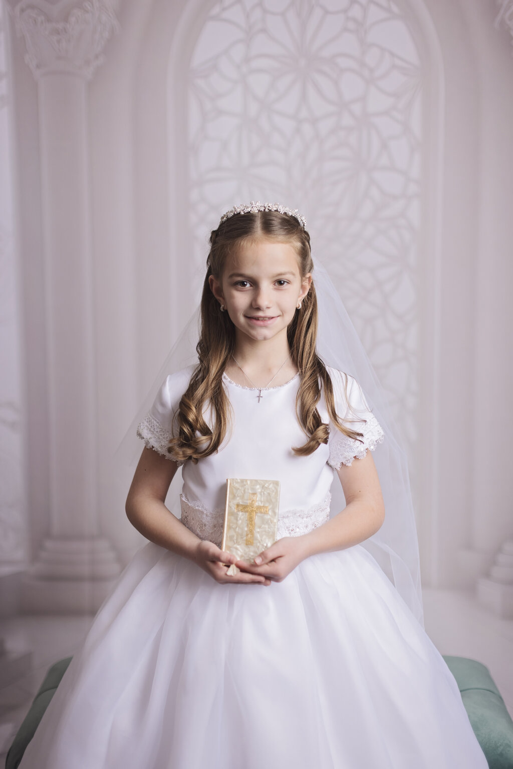 Celebrating Milestones: First Communion Session with Emilia - Fallon ...